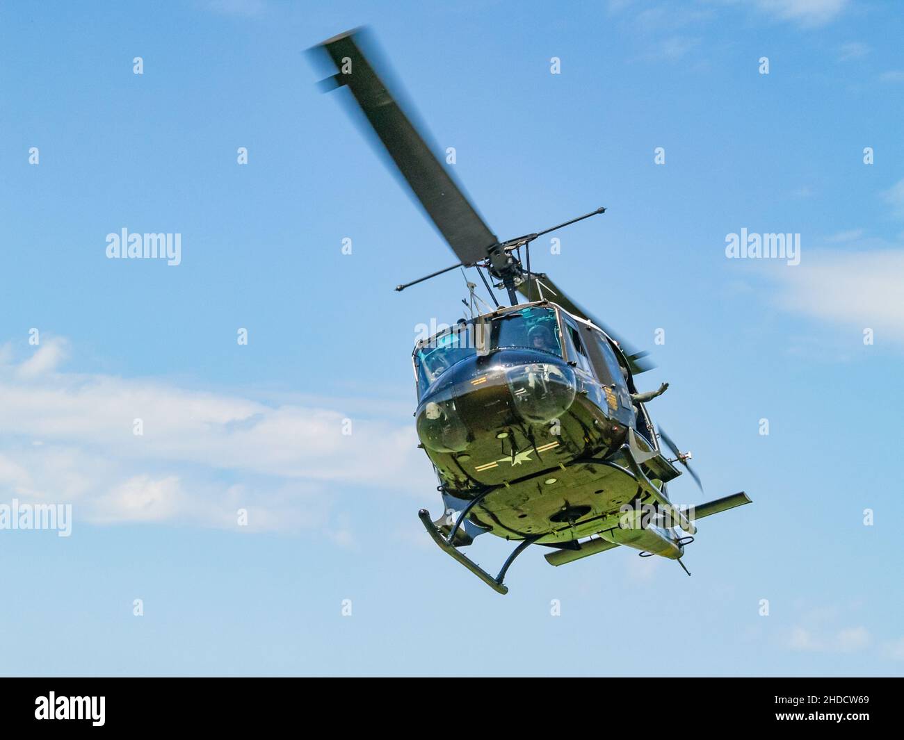 US Army Military Academy, West Point, NY in flight during training ...