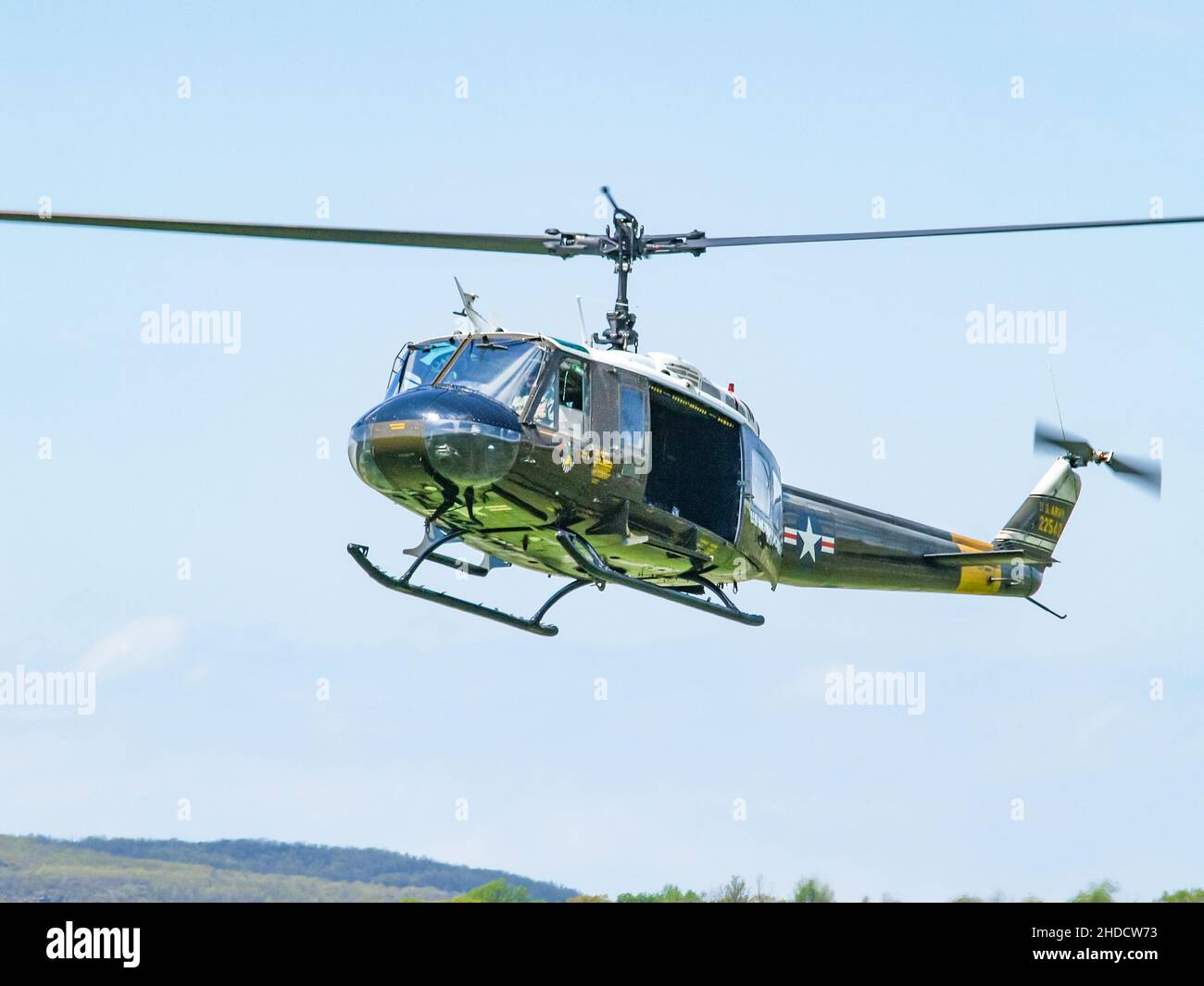 US Army Military Academy, West Point, NY in flight during training ...