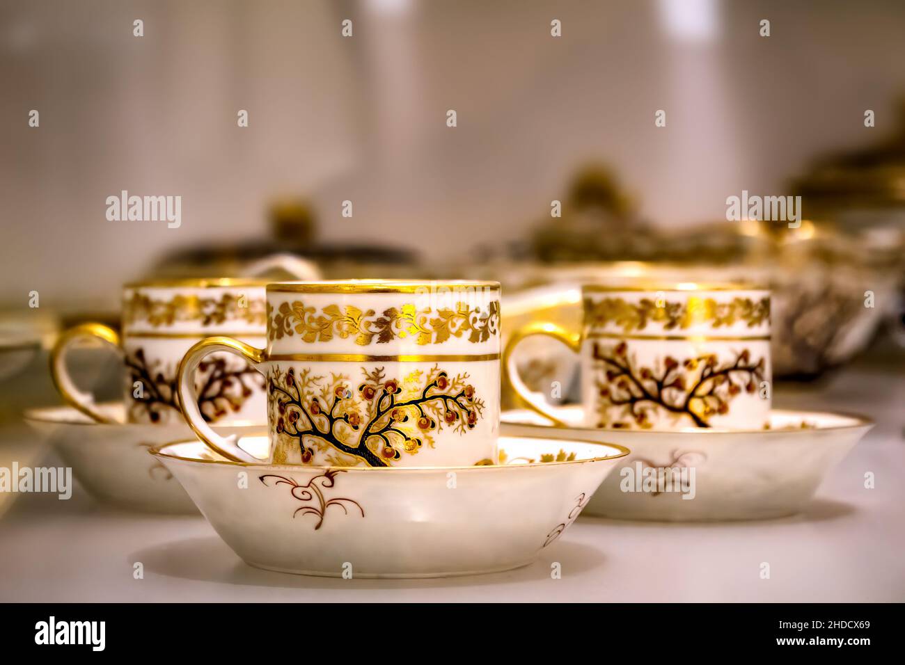 Decorative coffee cups hi-res stock photography and images - Alamy