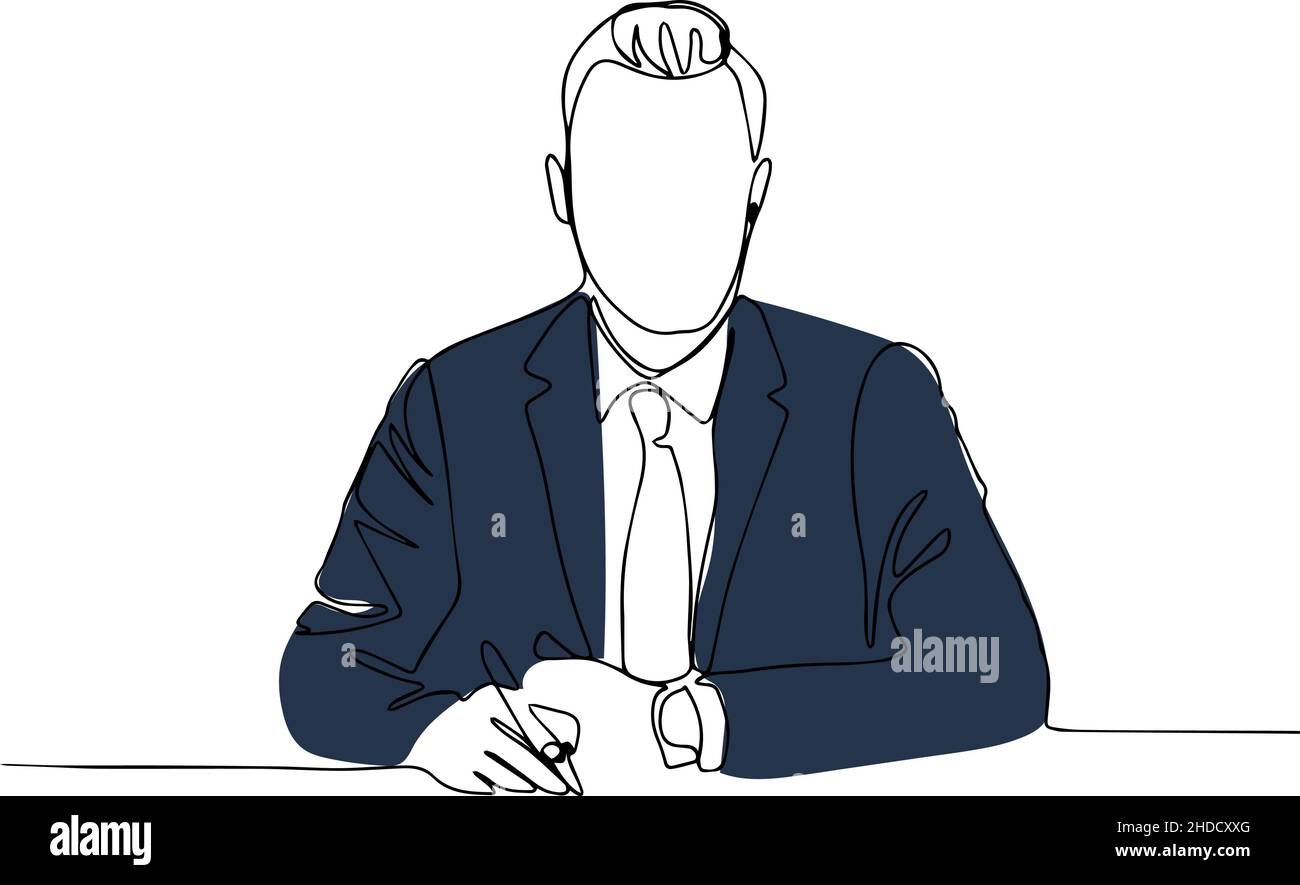Recruiter and candidate during job interview Stock Vector Image & Art ...
