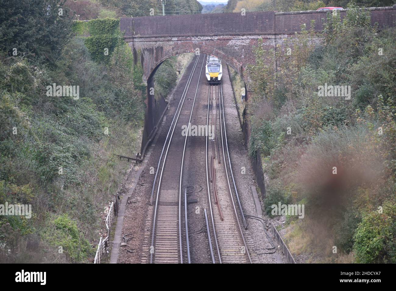 London to Brighton Train passing through Clayton Tunnel Stock Photo - Alamy