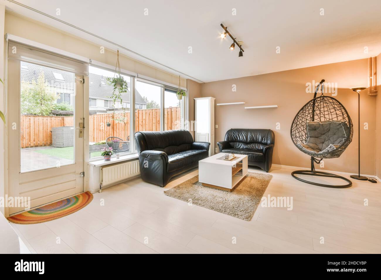 Beautiful house, interior, view of the living room Stock Photo - Alamy