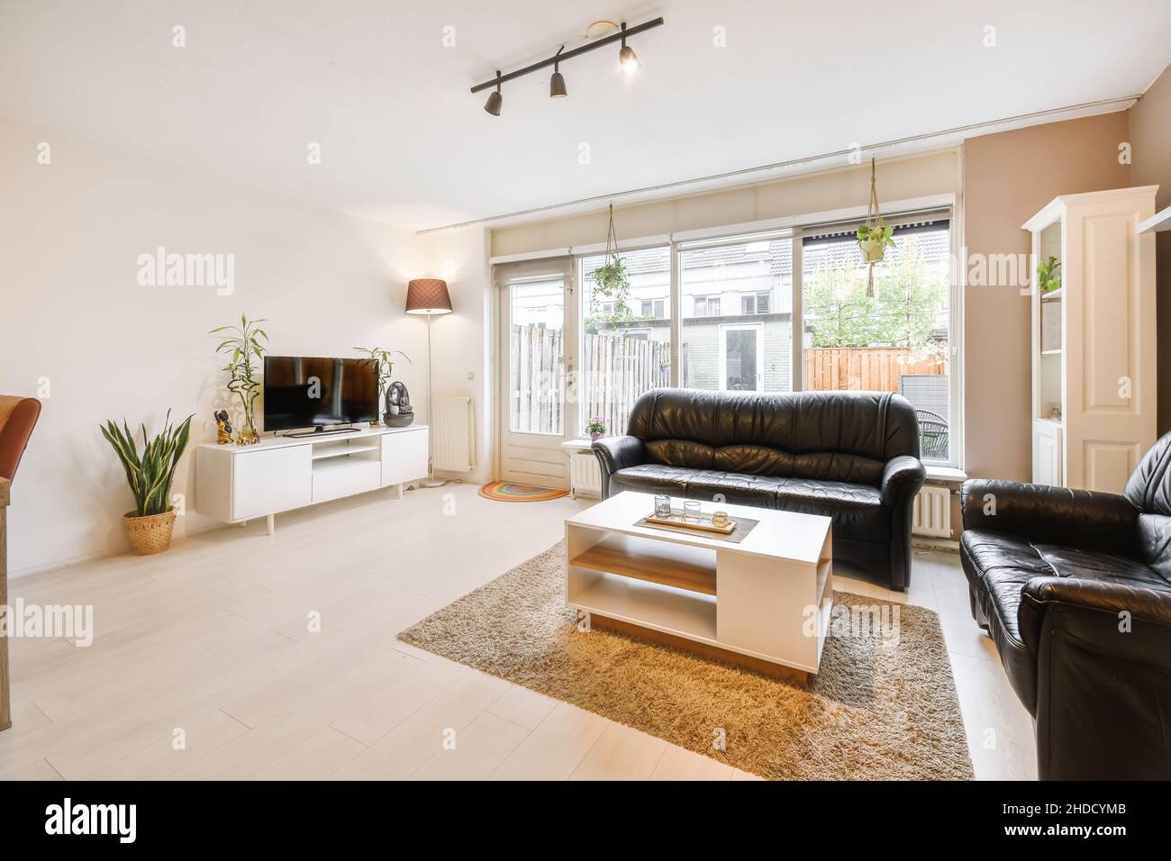 Beautiful house, interior, view of the living room Stock Photo - Alamy