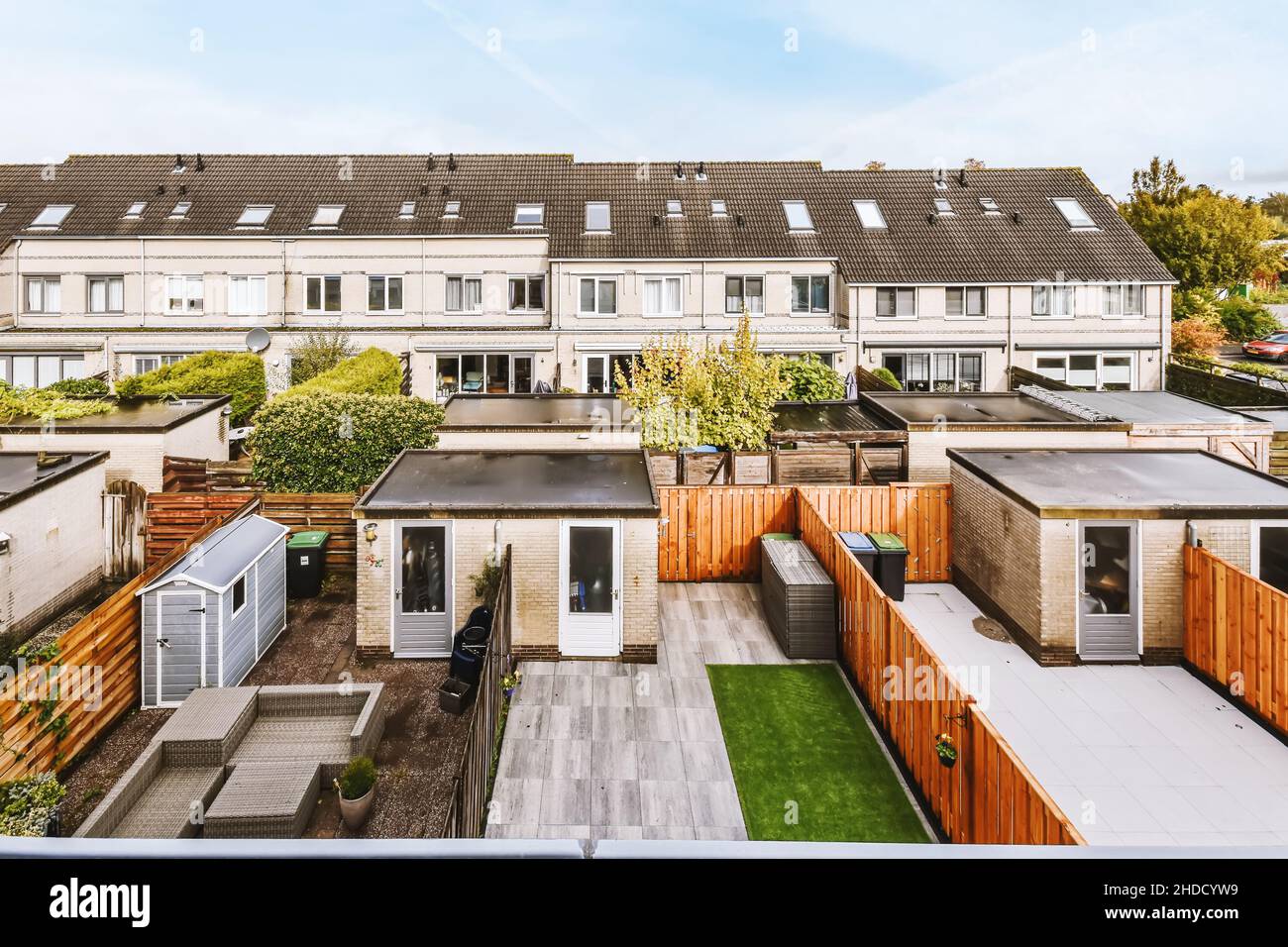 nice little yardnice courtyard with greenery and a comfortable seating ...