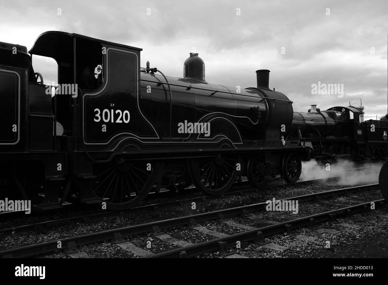 "30120" and "5322" on shed at Didcot Stock Photo - Alamy