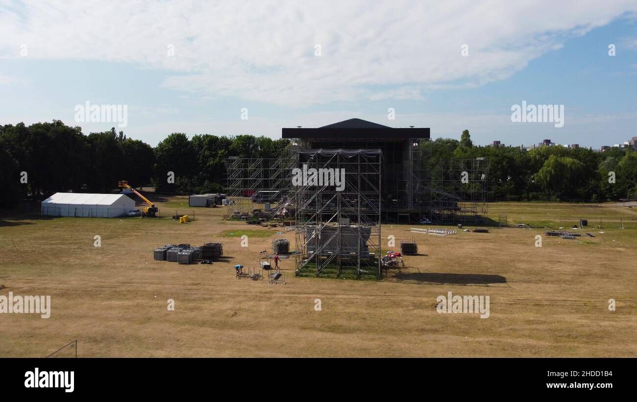 Stage setting up design hi-res stock photography and images - Alamy