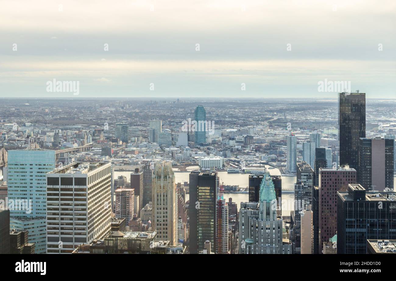 Aerial View of Manhattan, New York City, USA Historic Buildings. Roof ...