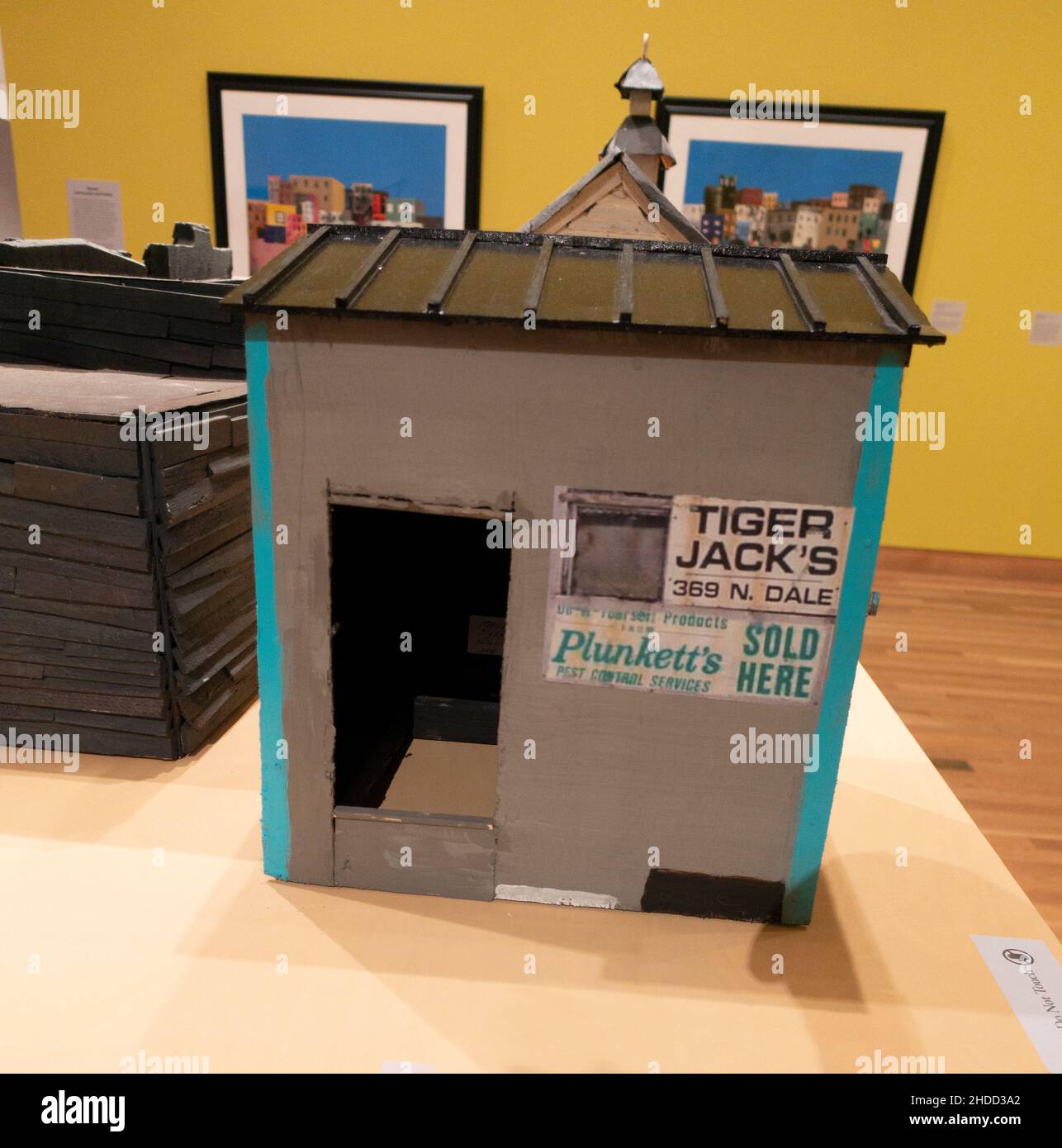 Street scene of Tiger Jacks shop in Rondo area which Freeway 94 divided ...