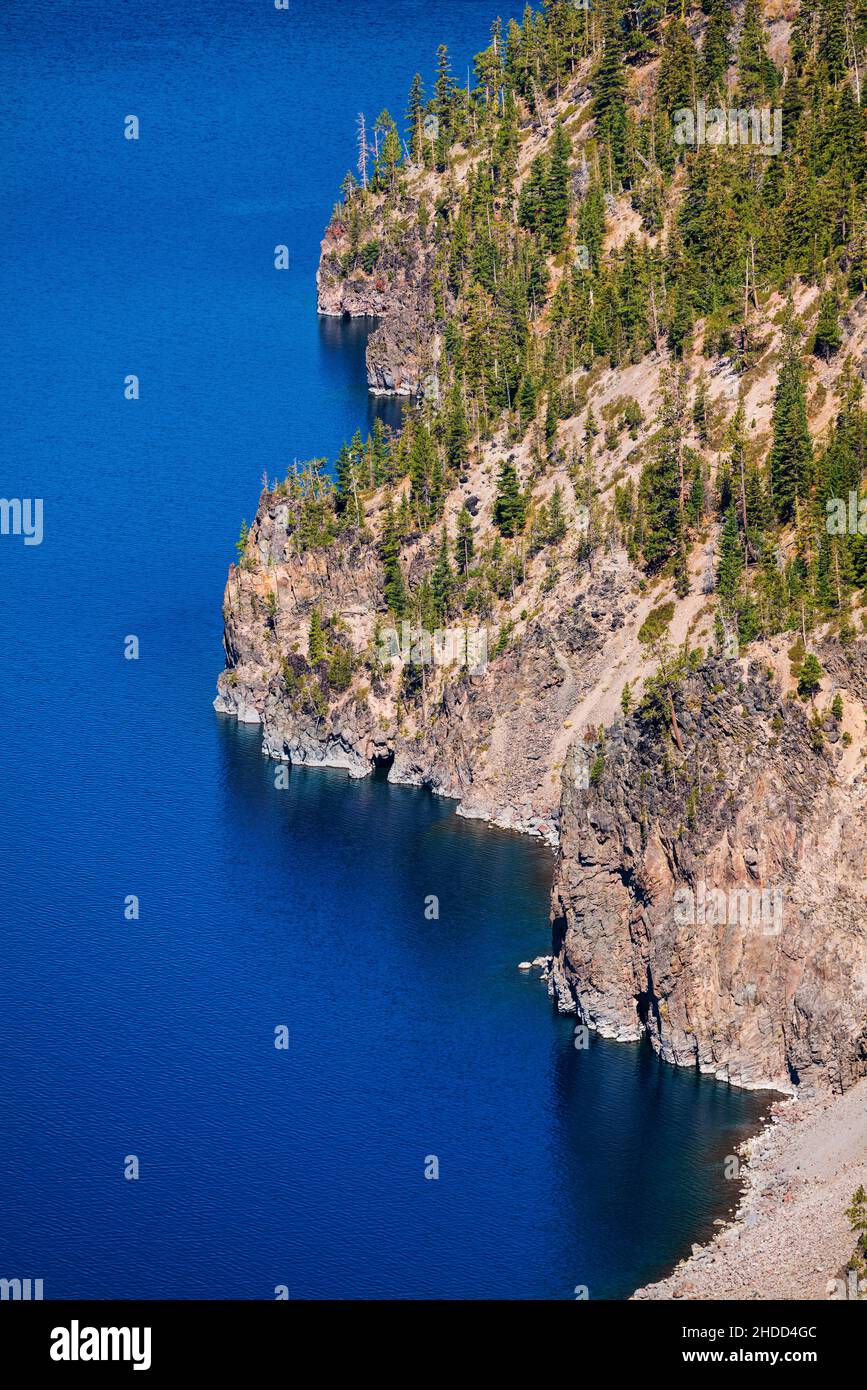 Pumice Castle Overlook; Crater Lake National Park; Cascade Mountains ...