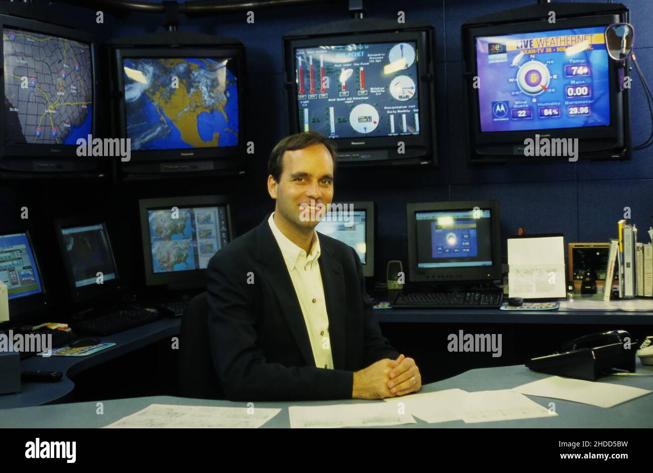 Professional weather caster hi-res stock photography and images - Alamy