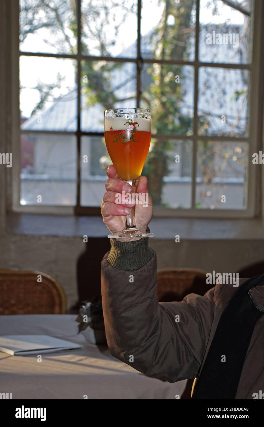 Bruges beer drink hi-res stock photography and images - Alamy