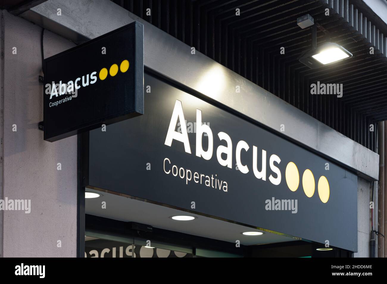 VALENCIA, SPAIN - JANUARY 03, 2022: Abacus is a Spanish cultural ...
