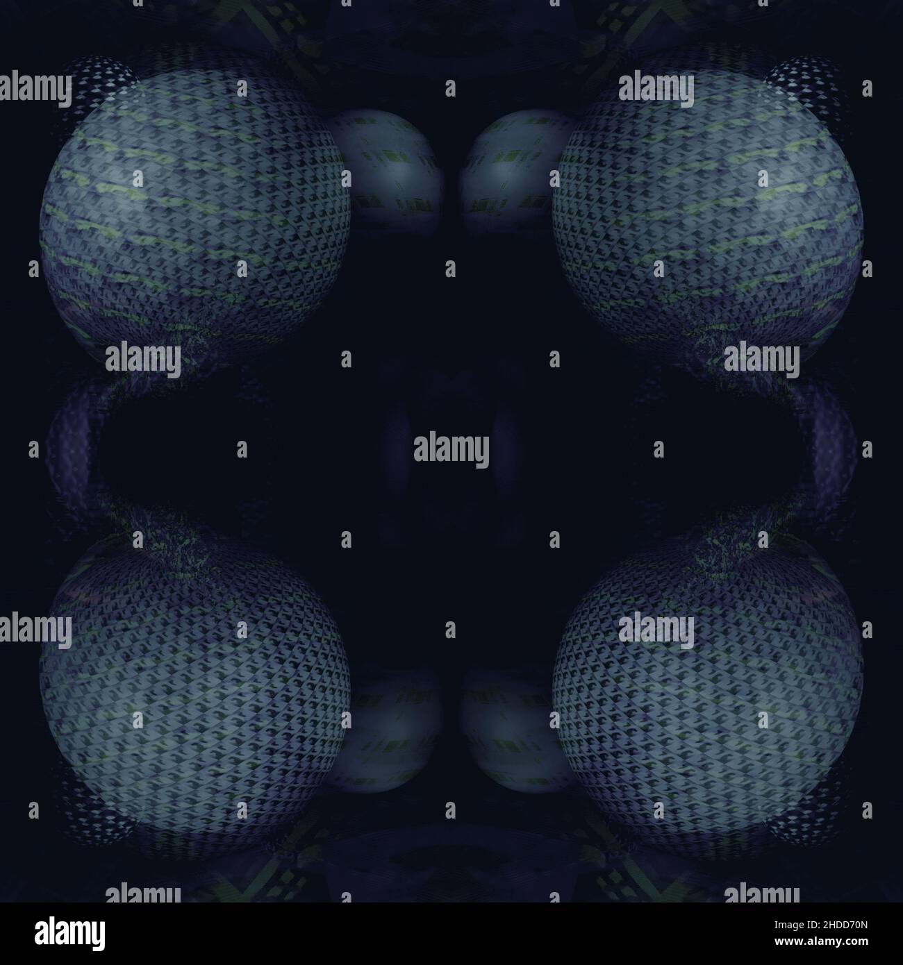 A graphic illustration of an abstract black dystopian border background ...