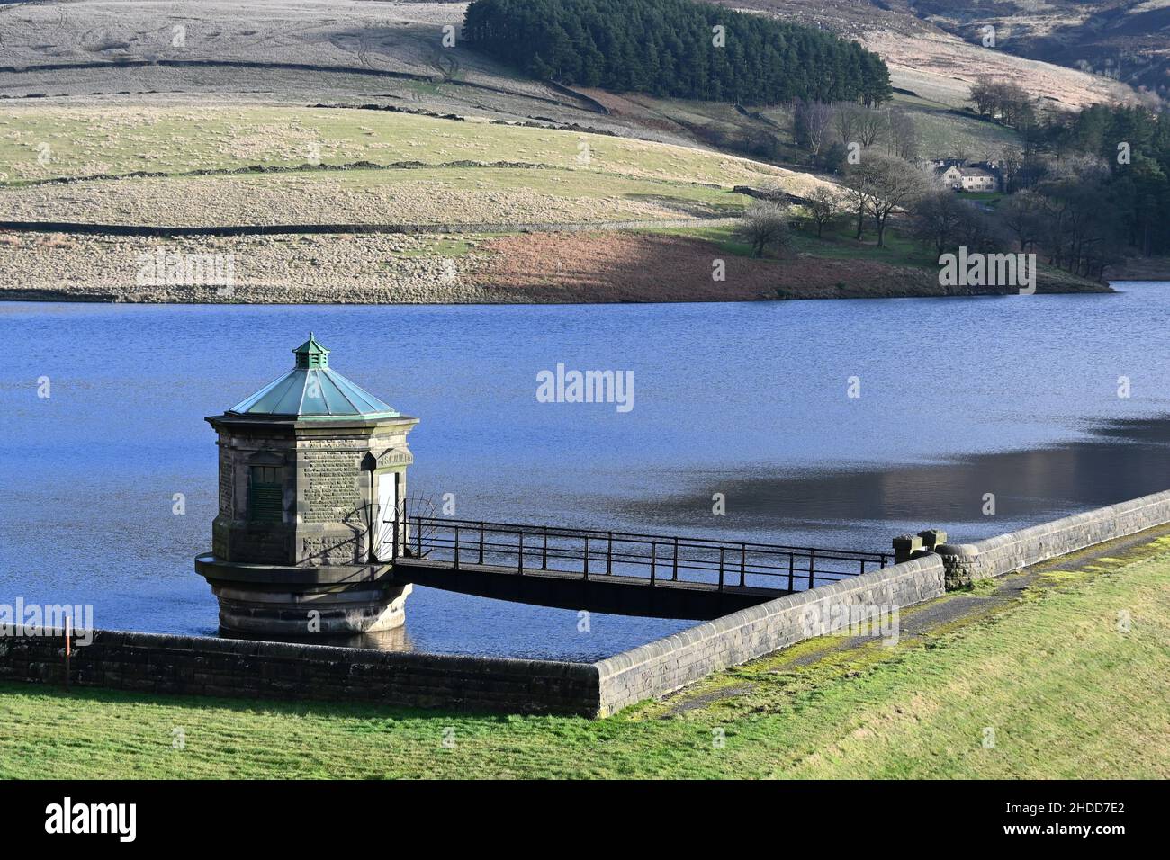 Hayfield Reservoir, High Peak, Derbyshire Stock Photo - Alamy