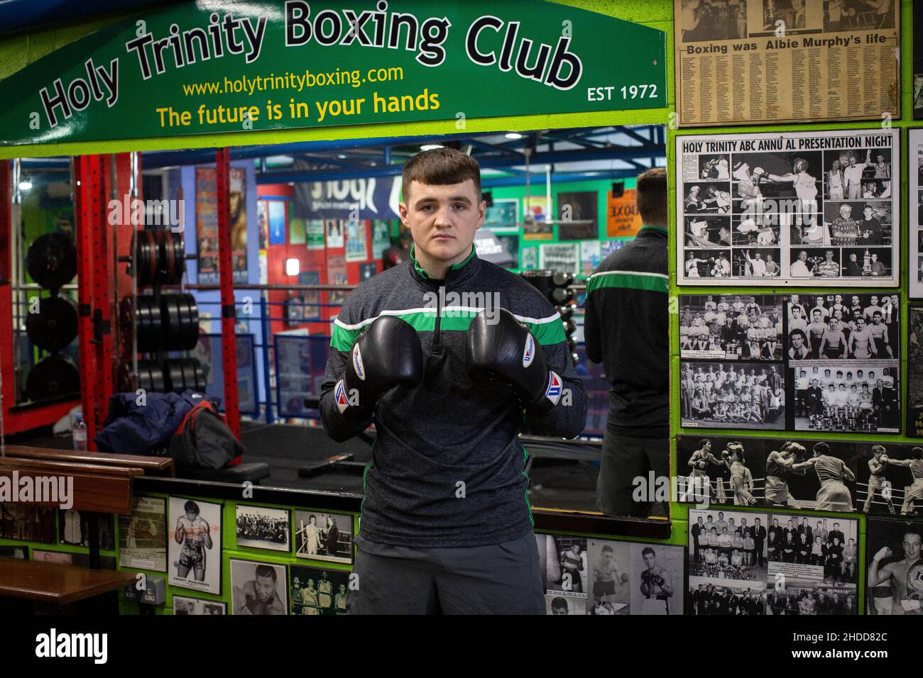 Barry McReynolds young Boxer at Holy Trinity Boxing Club , Belfast ...