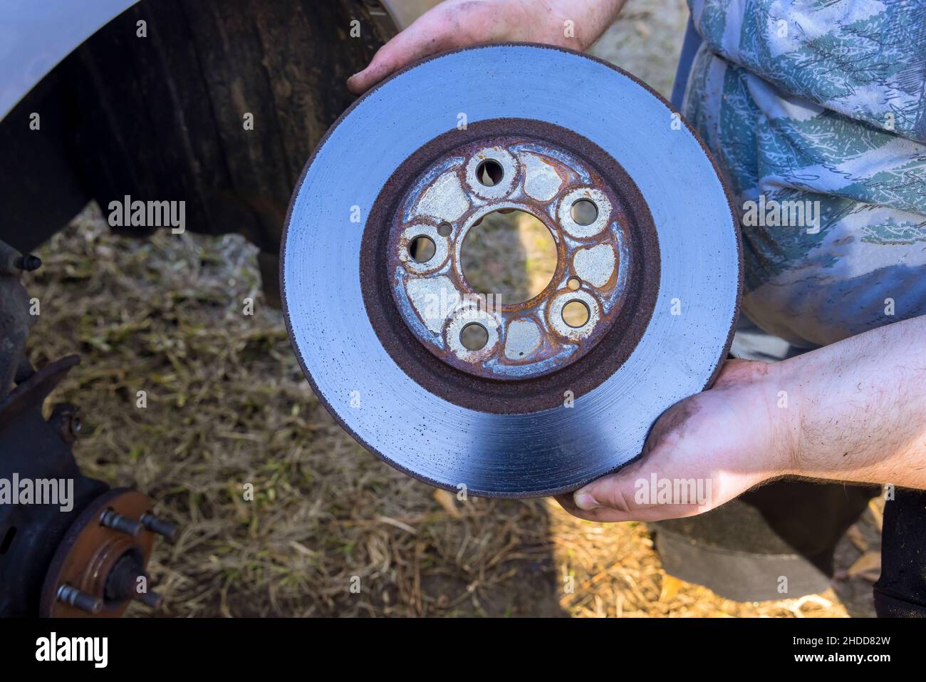 Car brake assembly hi-res stock photography and images - Alamy