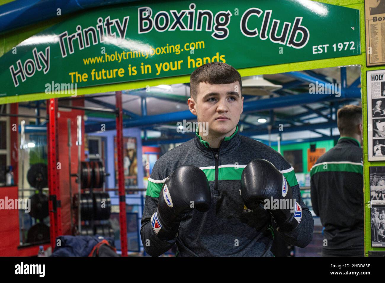 Barry McReynolds young Boxer at Holy Trinity Boxing Club , Belfast ...