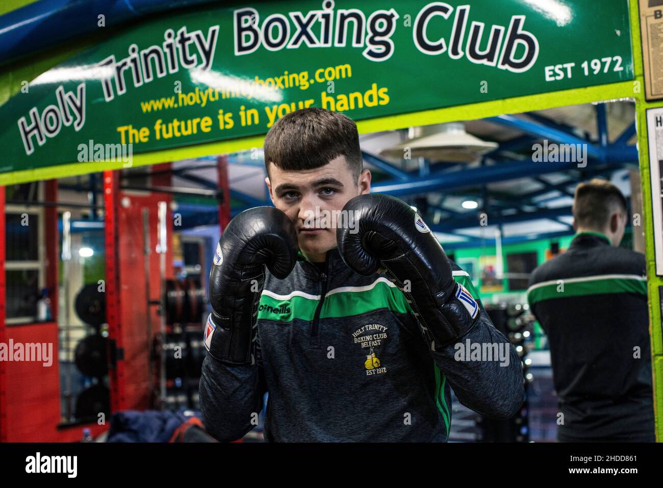 Barry McReynolds young Boxer at Holy Trinity Boxing Club , Belfast ...