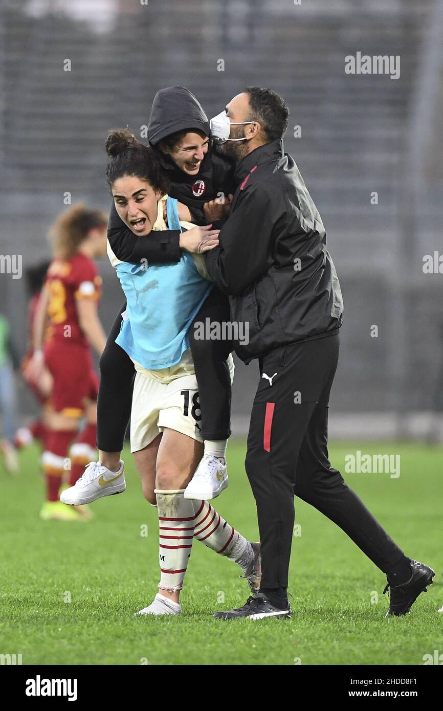 Martina Piemonte of A.C. Milan during the Women's Italian Supercup Semi ...
