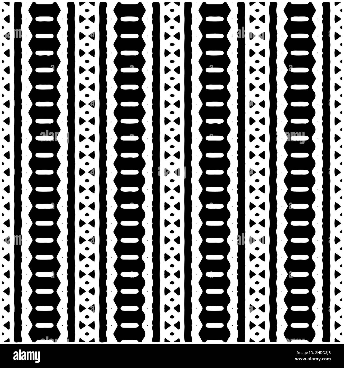 Seamless ethnic pattern color black and white.Can be used in fabric ...