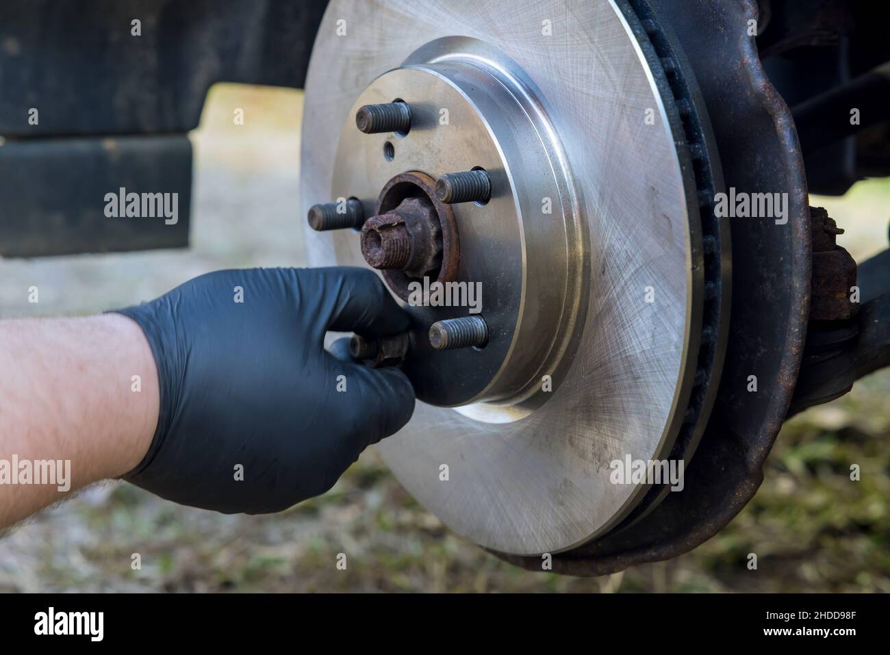 Brake pads disc brakes hi-res stock photography and images - Alamy