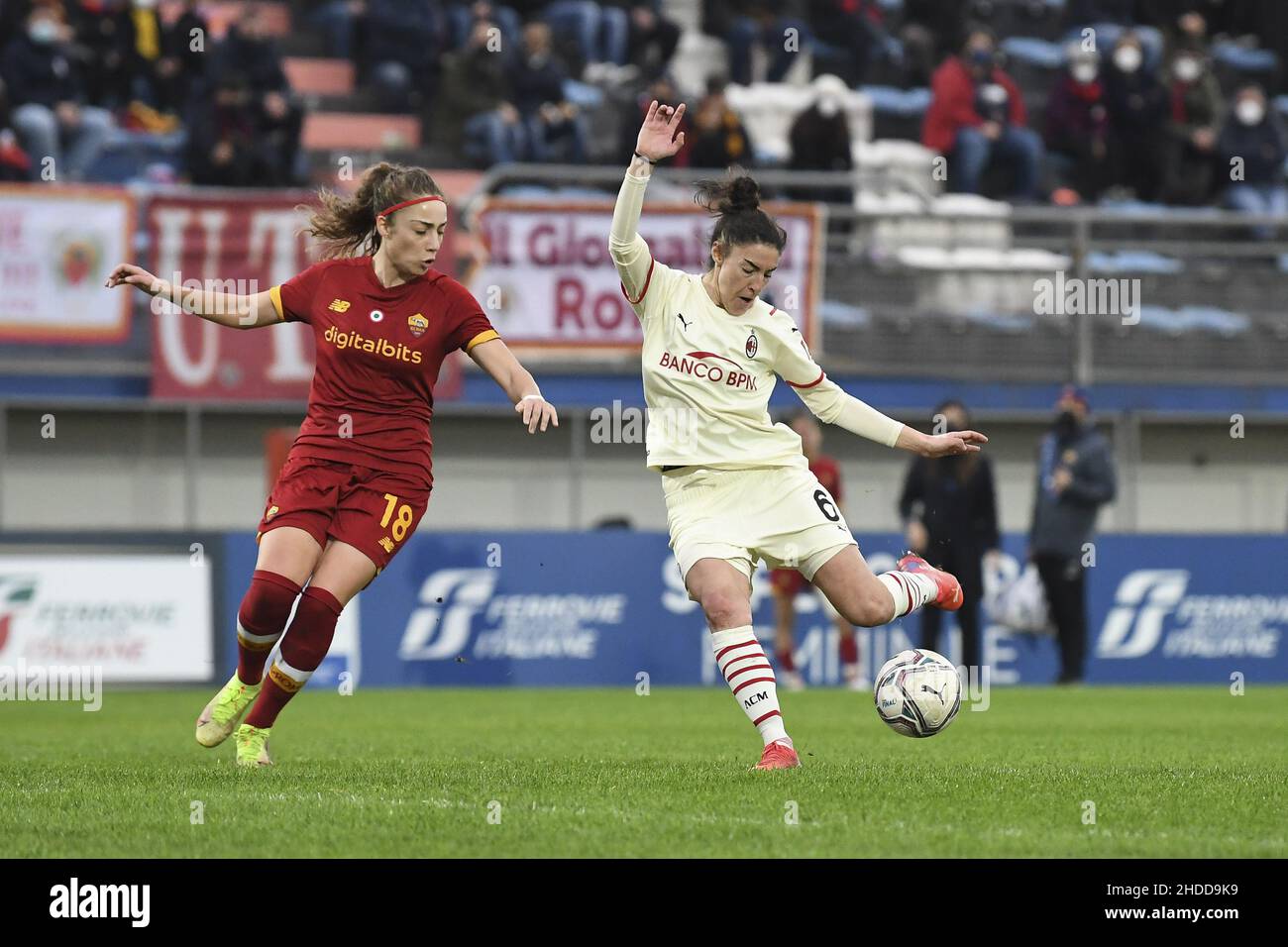 Laura Fusetti of A.C. Milan during the Women's Italian Supercup Semi ...