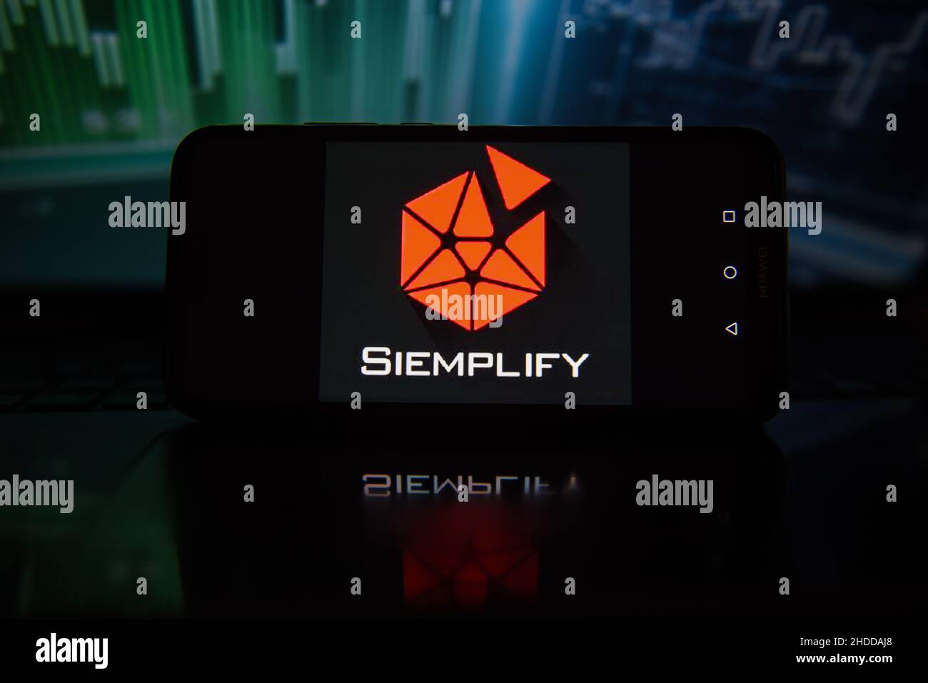 Poland. 5th Jan, 2022. In this photo illustration a Siemplify logo is ...