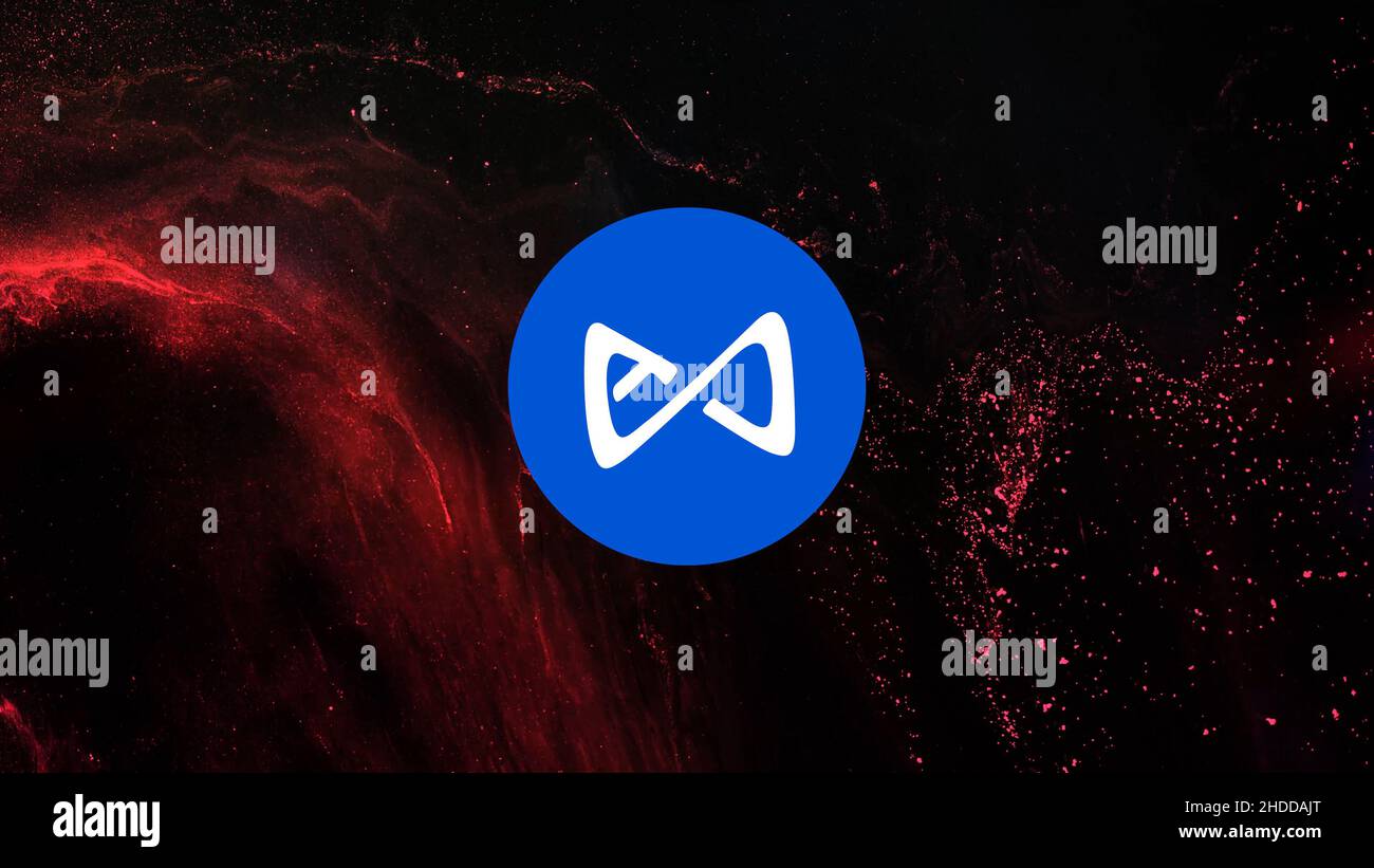 Axie Infinity Cryptocurrency. AXS coin growth chart on the exchange ...