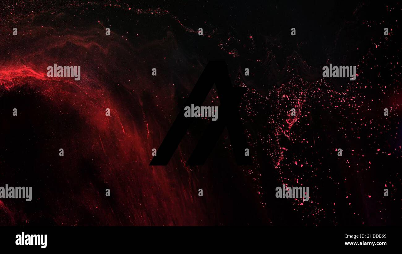 Algorand Cryptocurrency. ALGO coin growth chart on the exchange, chart ...