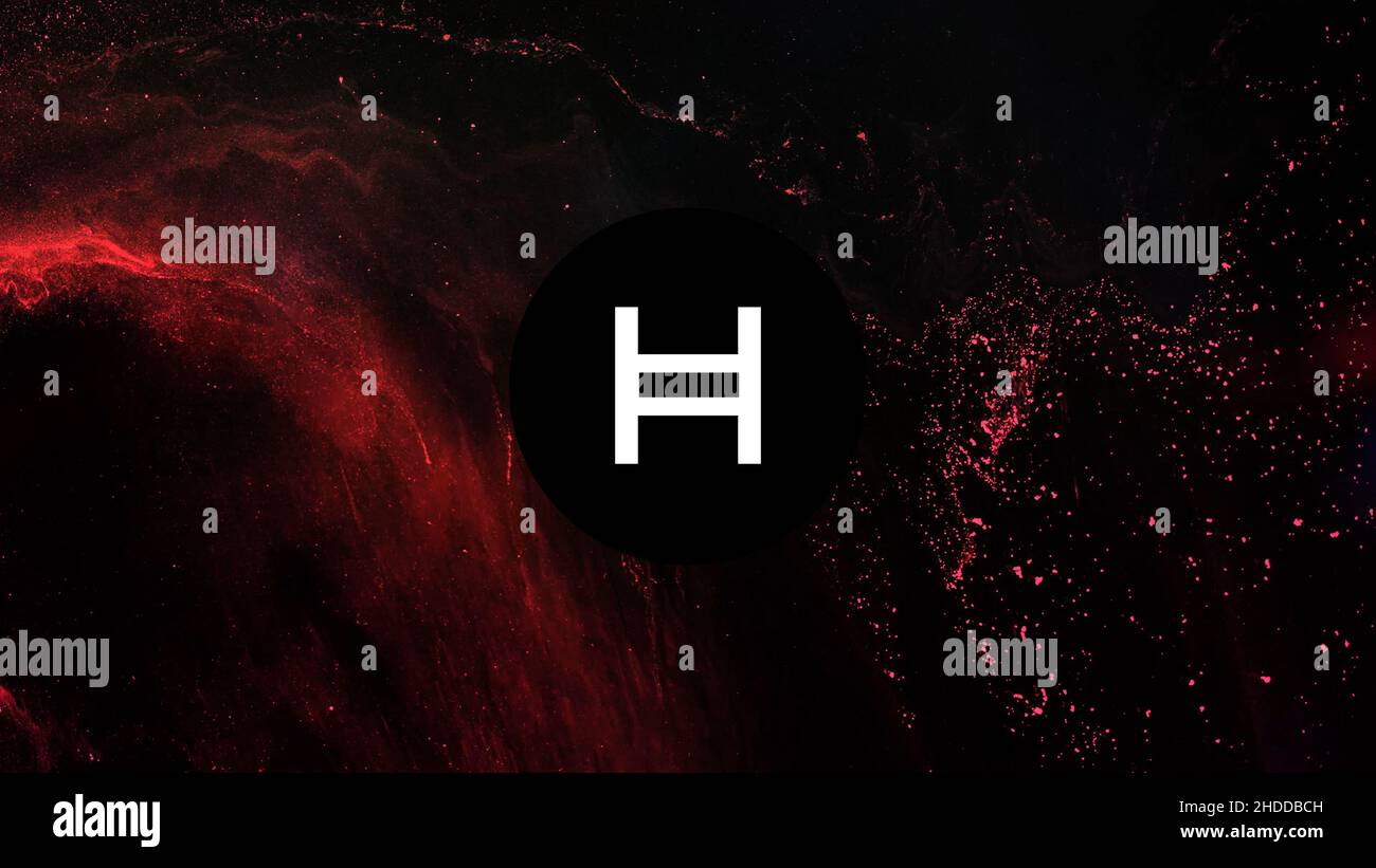 Hedera HBAR Cryptocurrency. HBAR coin growth chart on the exchange ...