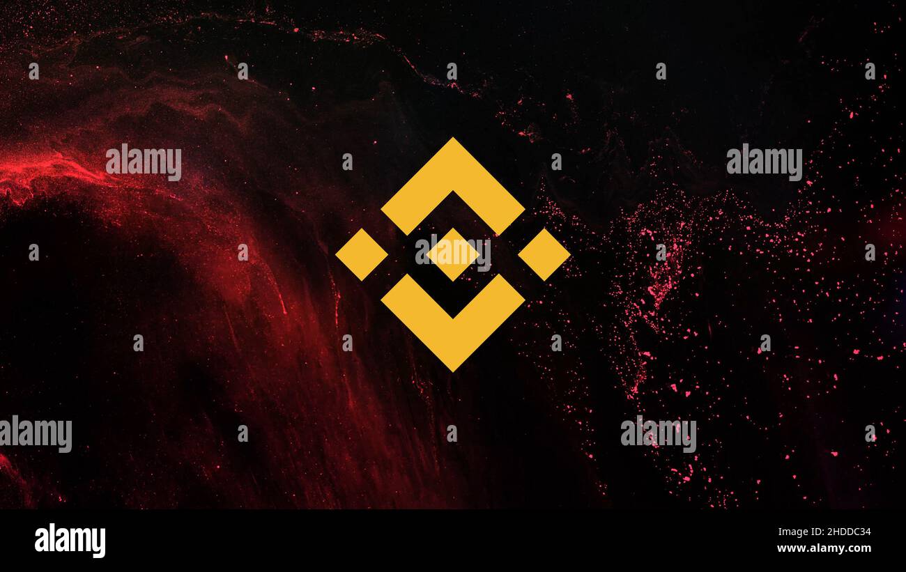 Binance Coin Cryptocurrency. BNB coin growth chart on the exchange ...