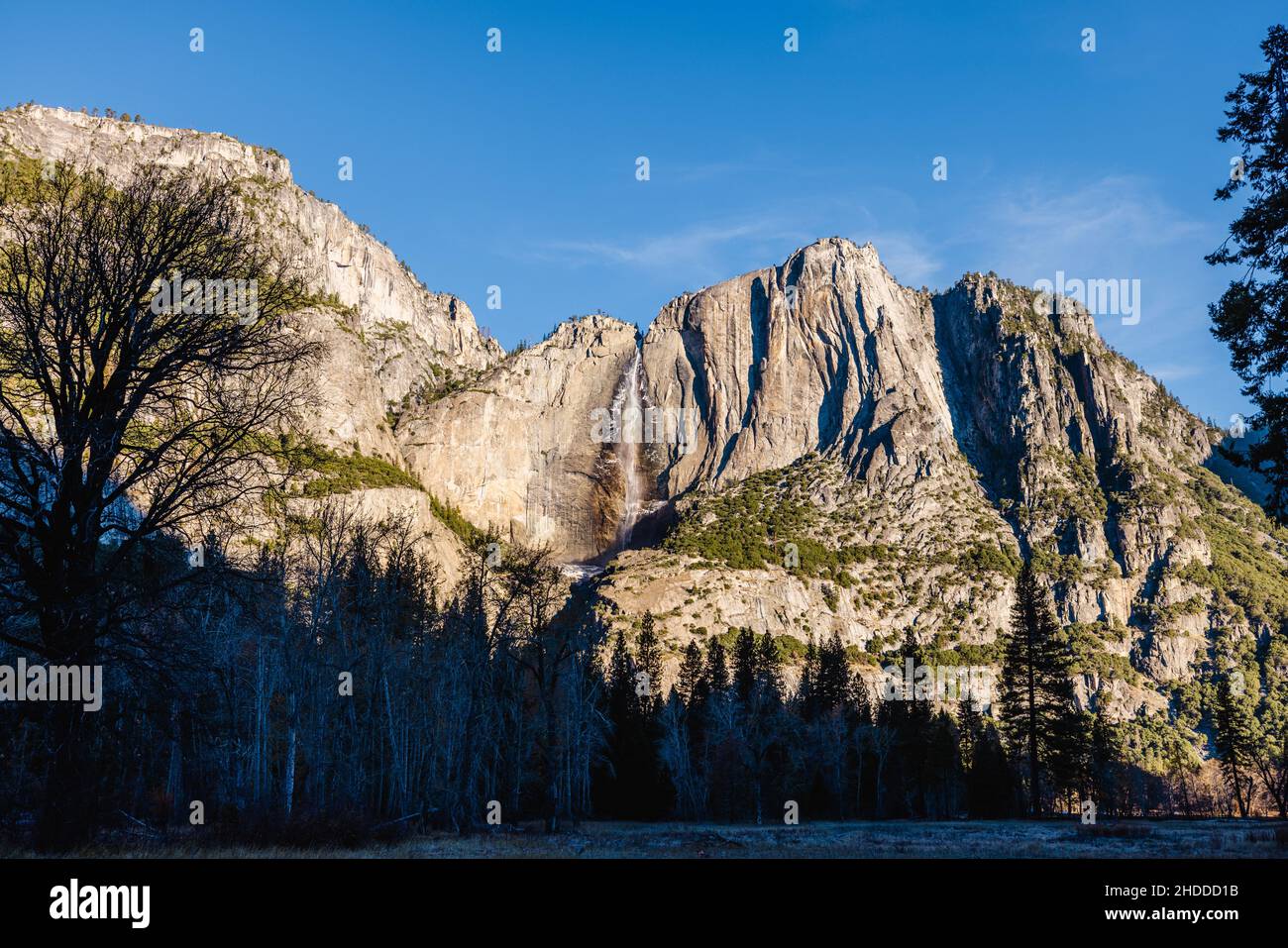 Beautiful shot of a huge cliff in the background of a sky Stock Photo ...