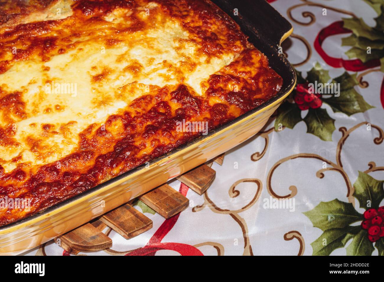 Shepherd's pie on the table, very famous Brazilian pie Stock Photo - Alamy