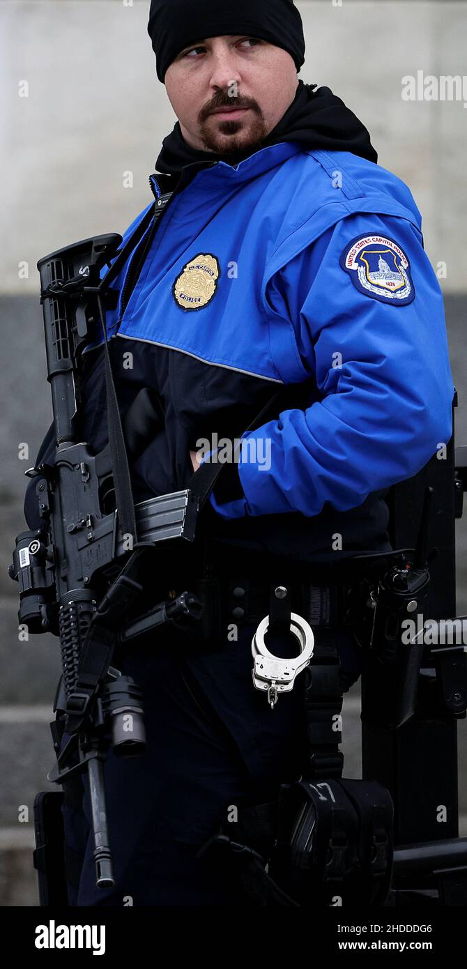 Heavily armed police officer in hi-res stock photography and images - Alamy