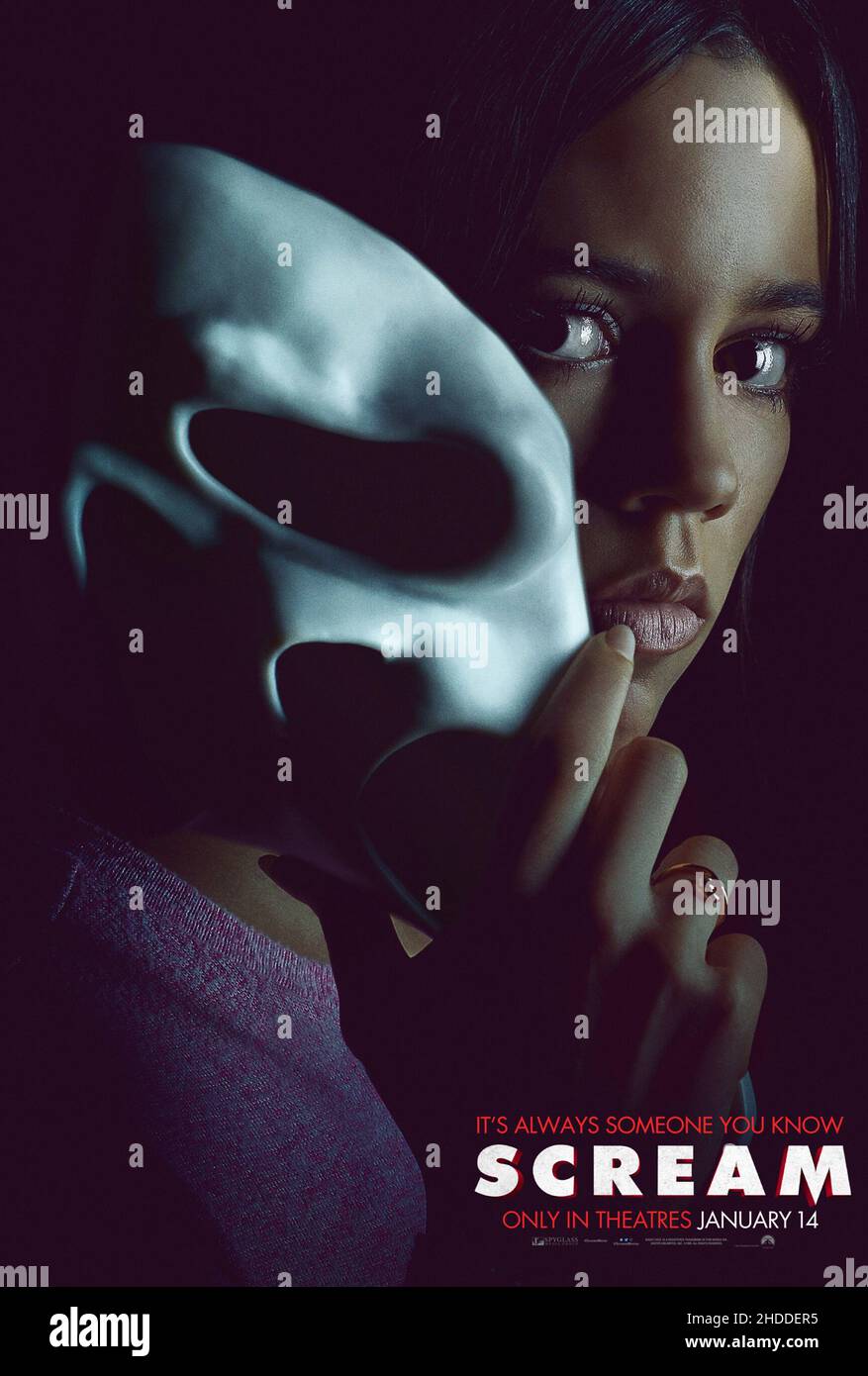 USA. Jenna Ortega in the (C)Paramount Pictures new movie: Scream (2022). Plot: Twenty-five years ...