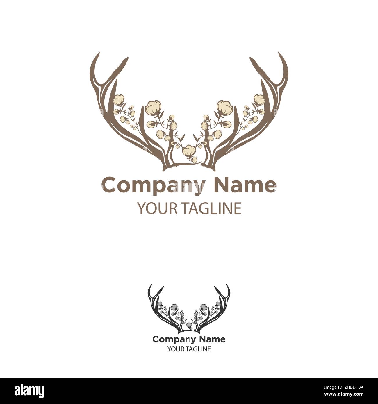 Cartoon antlers hi-res stock photography and images - Alamy