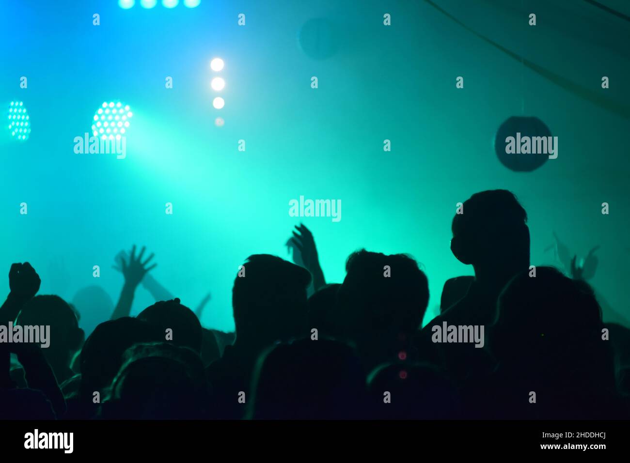 Reverse silhouette image of Dancers in a nightclub Stock Photo - Alamy
