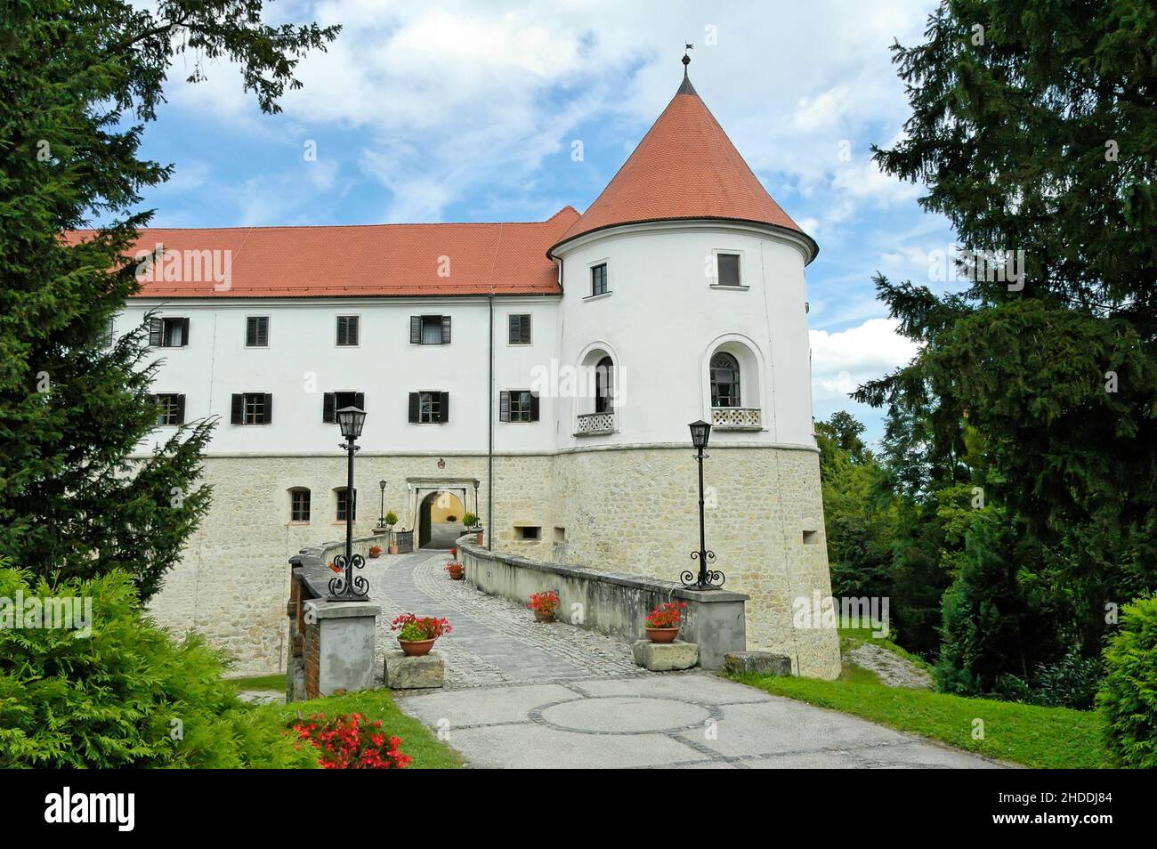Middle Ages Castle in Mokrice, Slovenia, Europe Stock Photo - Alamy