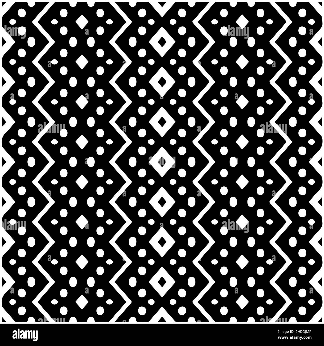 Seamless ethnic pattern color black and white.Can be used in fabric ...