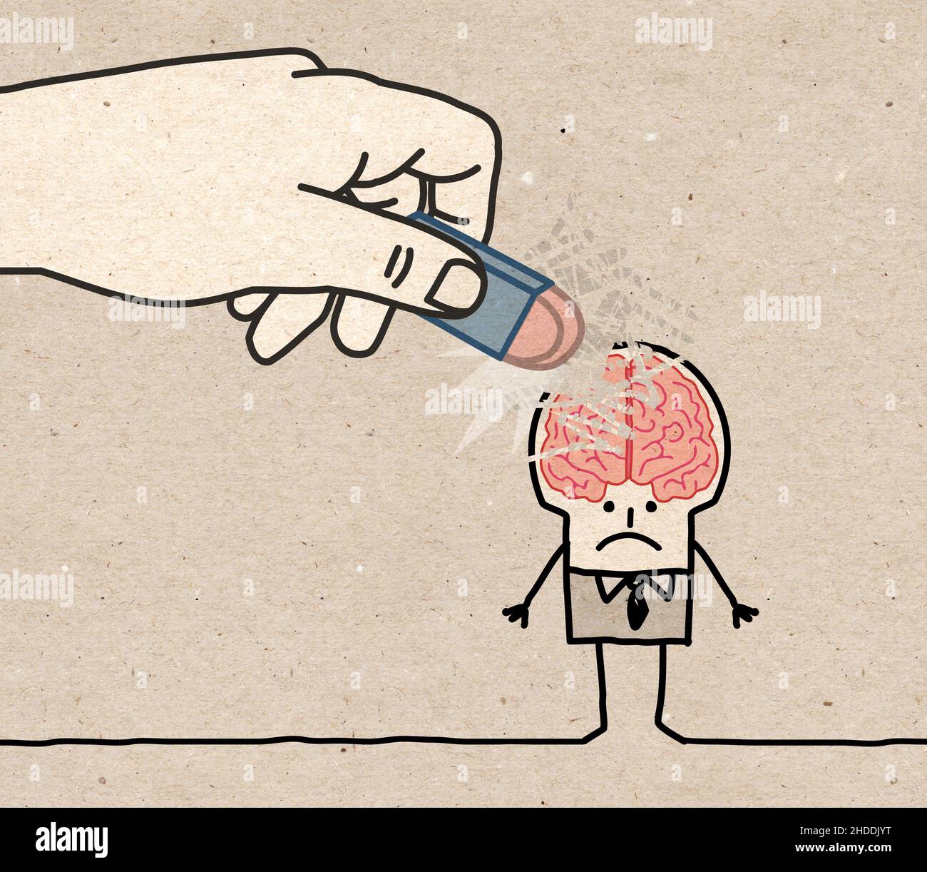 Memory loss cartoon hi-res stock photography and images - Alamy