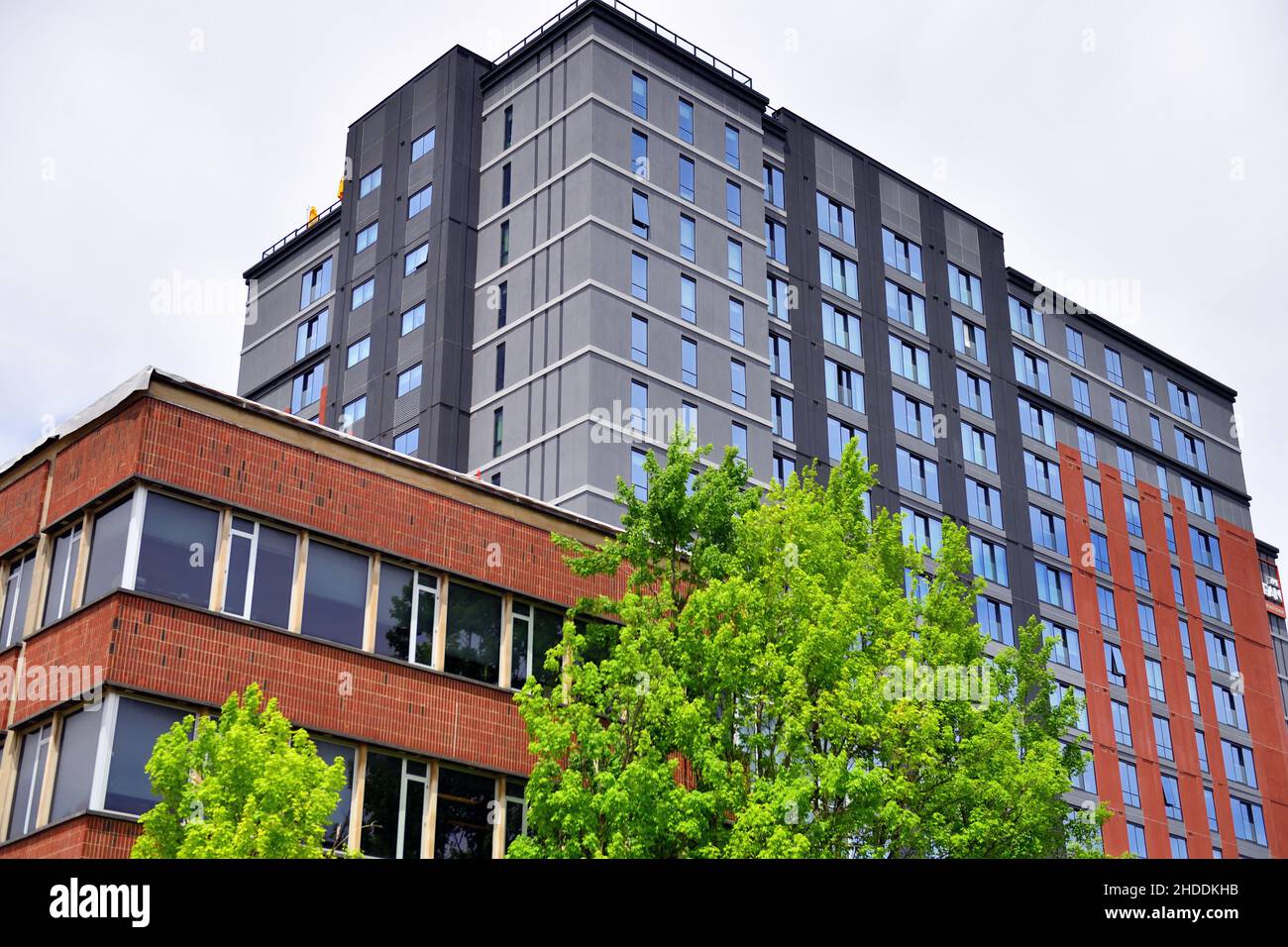 Champaign, Illinois, USA. Residence hall at the University of Illinois ...