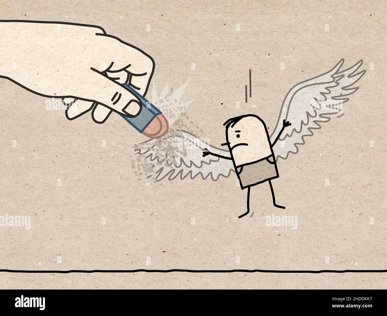 Hand drawing a fantasy character hi-res stock photography and images ...