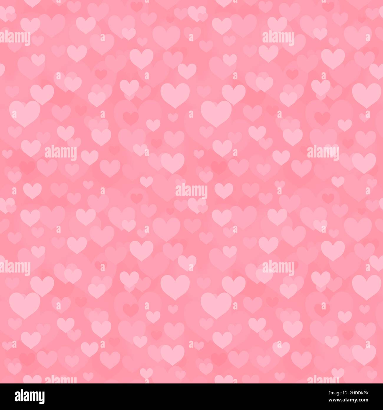 Pink Seamless hearts texture. Heart shape simple background. Vector ...