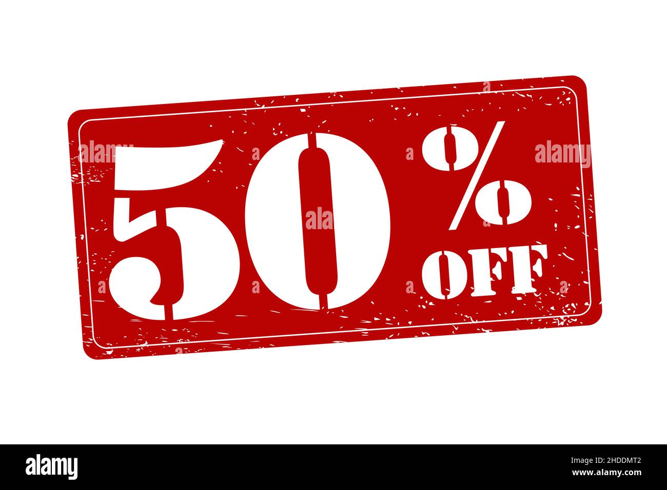 50 percent off discount - shopping deal rubber stamp. Vector stamp ...