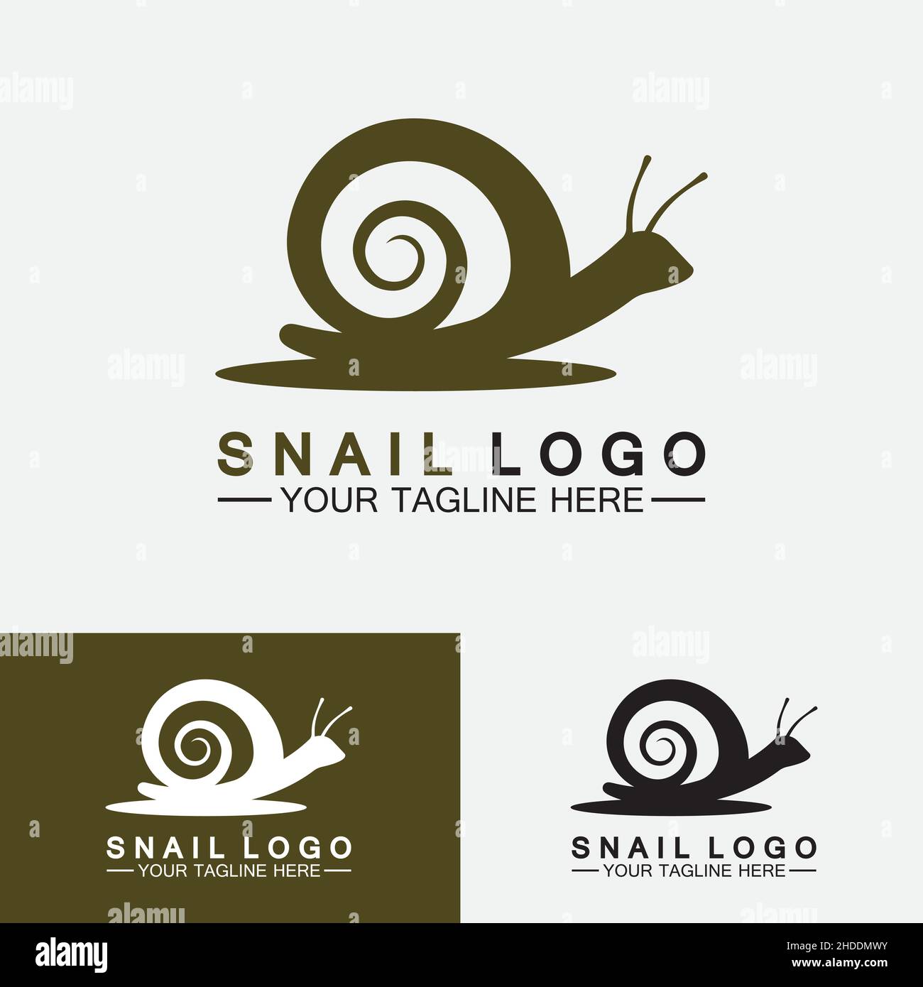 Snail logo template vector icon illustration design Stock Vector Image ...