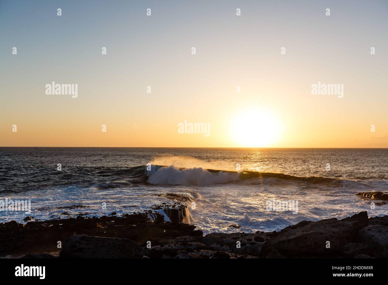 quiet sea coast with stones at the twilight, natural sea background ...