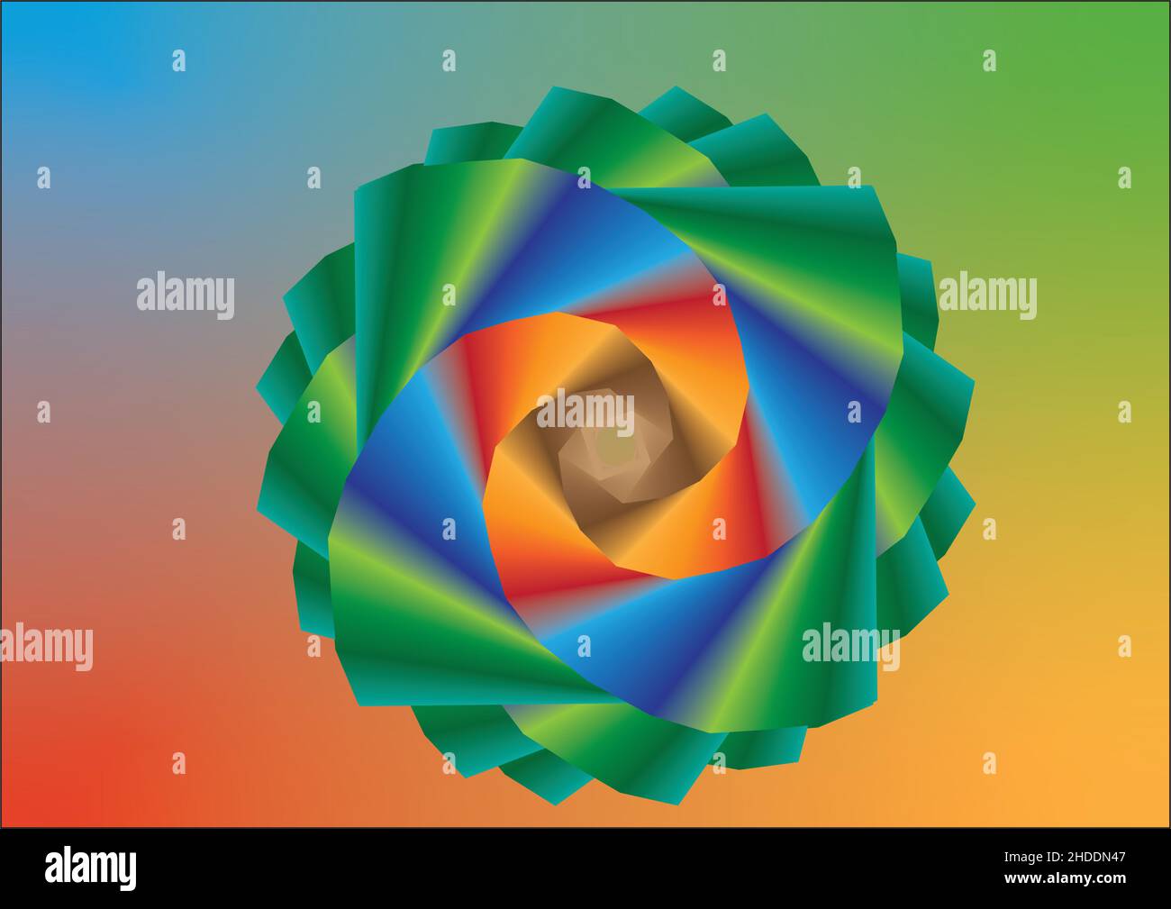 Vector graphics obtained as a result of a series of geometric ...