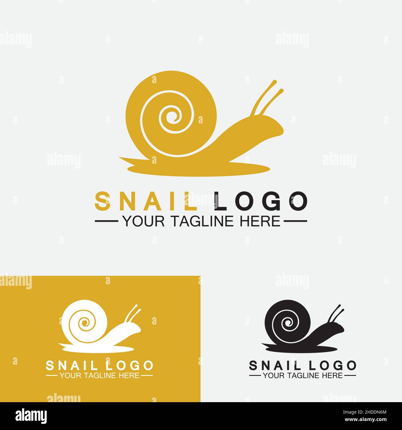 Snail logo template vector icon illustration design Stock Vector Image ...