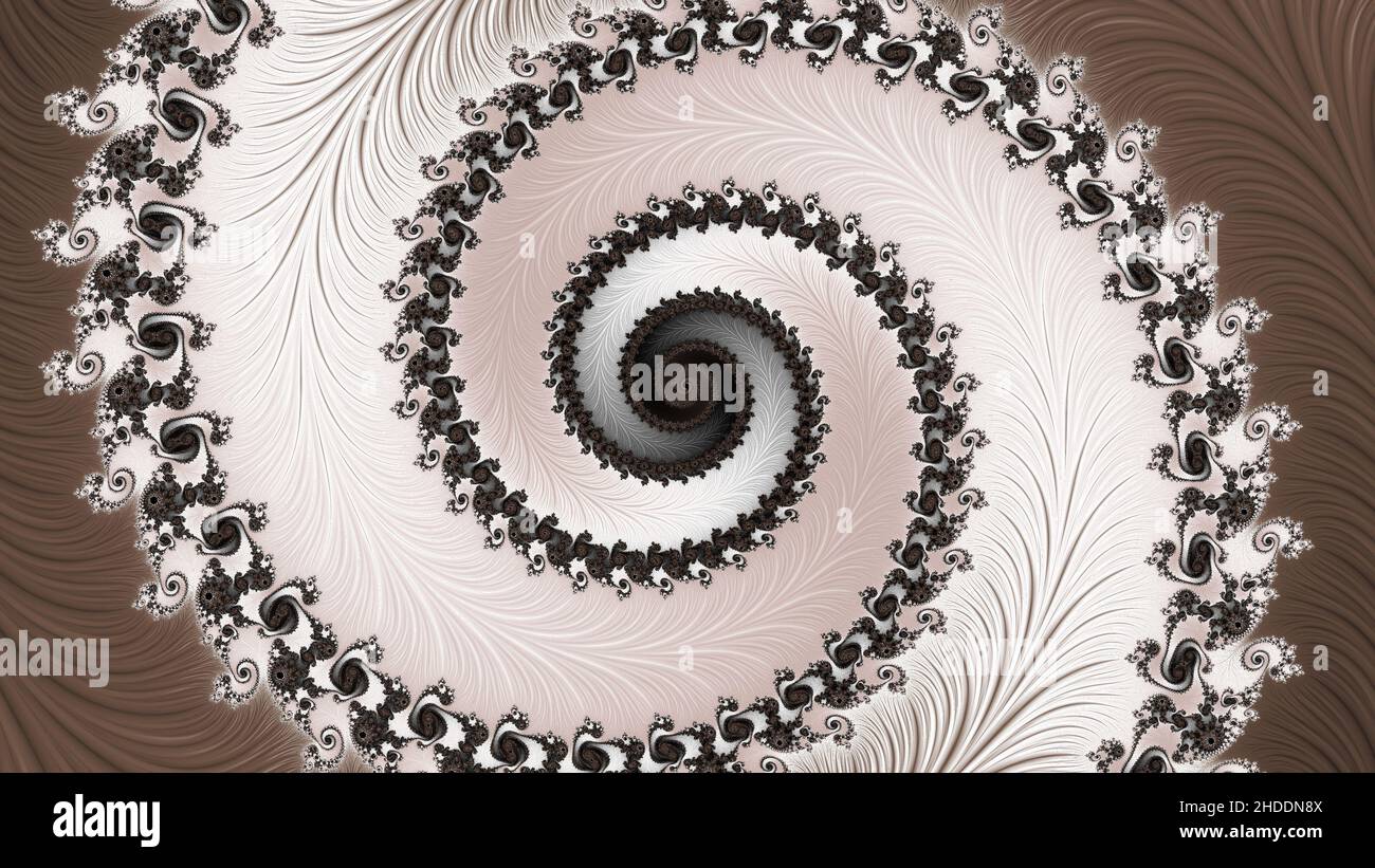 A white abstract fractal design with triangle patterns moving to the ...