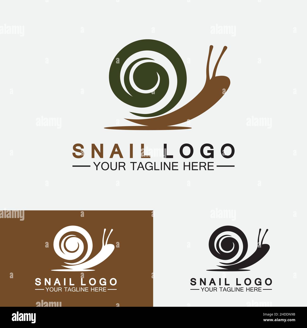 Snail logo template vector icon illustration design Stock Vector Image ...